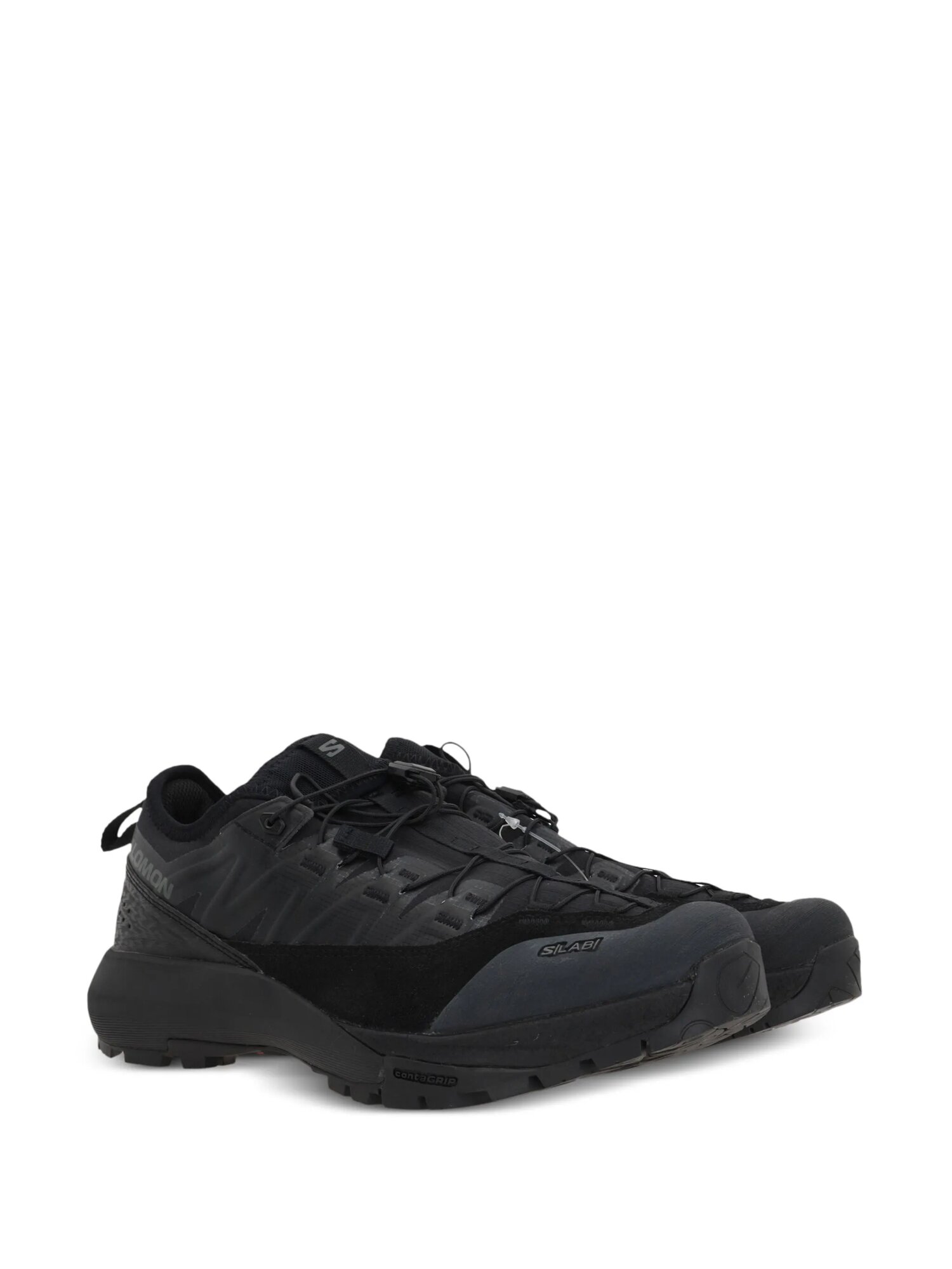 Кроссовки Salomon Alpinway Advanced, размер 4.5 UK, black/black — фото 1