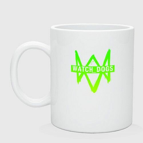 Watch Dogs: Green Logo Керамическая кружка