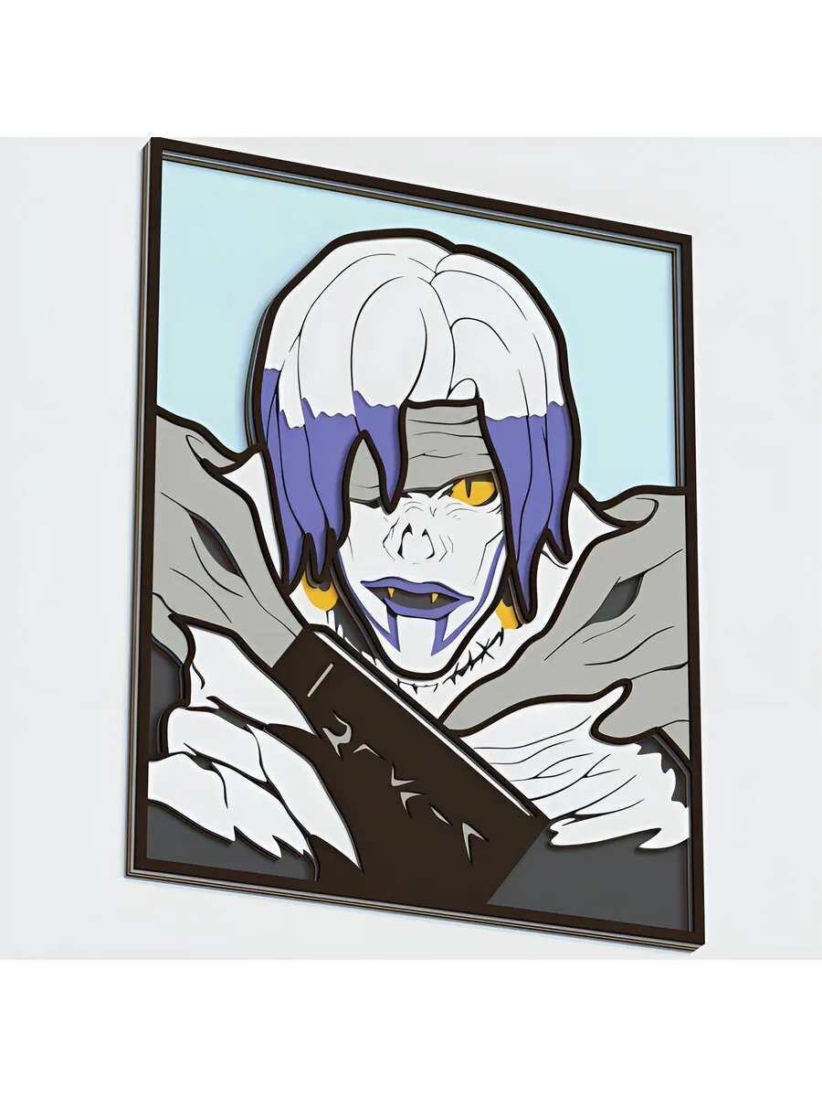 3D Картина по номерам из дерева Рем, 23x30 см