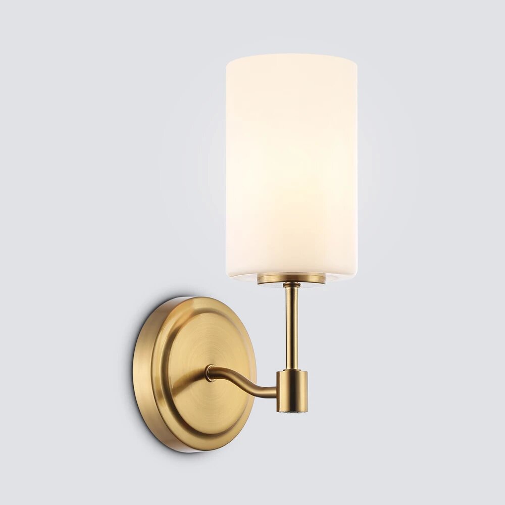 Настенный светильник LH56056 BS/FR латунь/белый матовый E14 max 40W 160*120*280