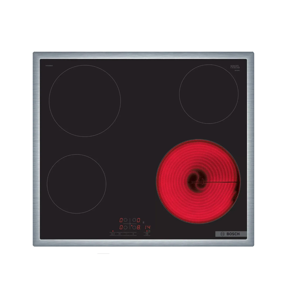 Электрическая варочная панель Bosch PKE645BB2E, Hi-Light, независимая, черный