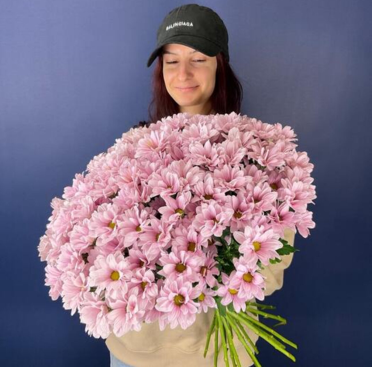 Букет цветы хризантема кустовая