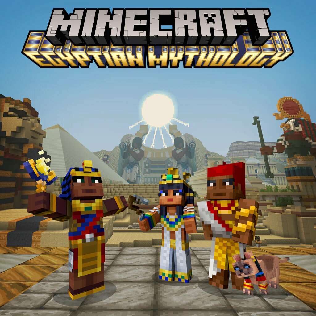 Дополнение Minecraft Egyptian Mythology Mash-up, цифровое издание PlayStation 5, регион Индия / код пополнения баланса