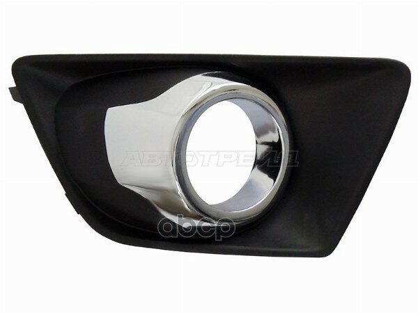 Оправа ПТФ Ford EcoSport 14-19 (Слева/ Хром ободок) Sat арт. ST-FDE2-219-A2