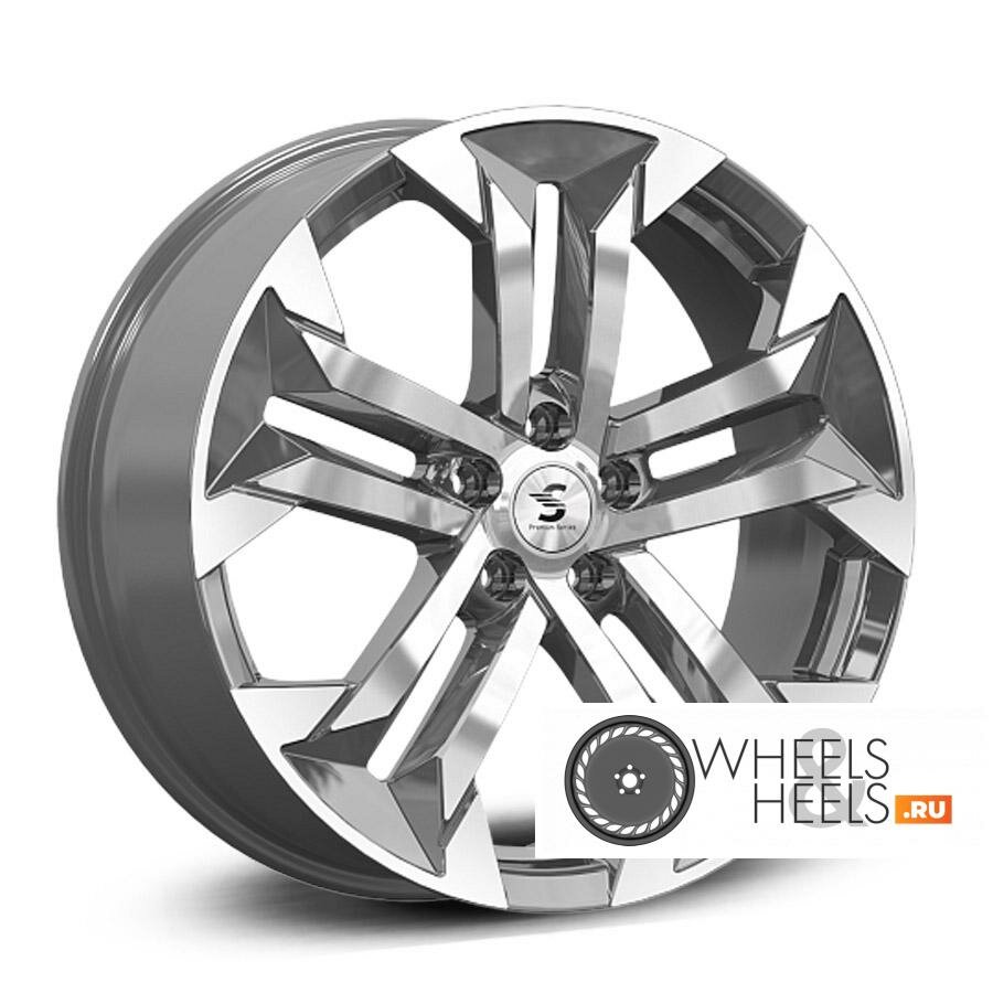 Premium Series КР015 Jaecoo J7 19x7.5 5x108 et47 dia60.1 Графитовый глянцевый с полированной лицевой поверхностью