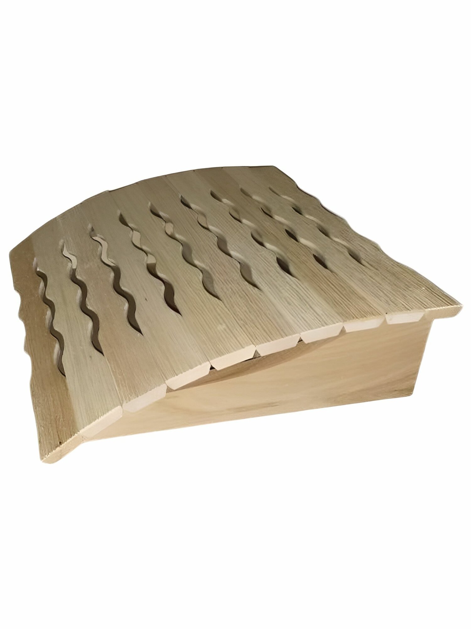 Подголовник анатомический М-5 "Волна" (липа)для бани и сауны