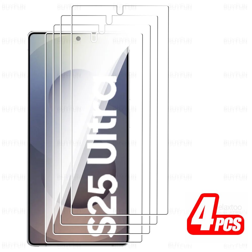 4 шт. Защитное стекло для Samsung Galaxy S25 Ultra