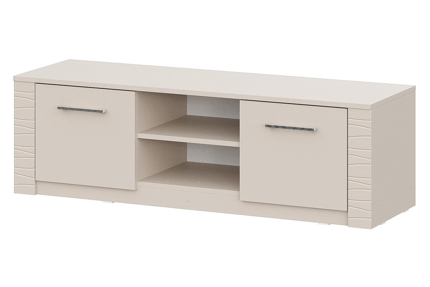 Тумба для ТВ Калипсо 130,1х39,6х40 см, с открытыми полками, цвет меланж