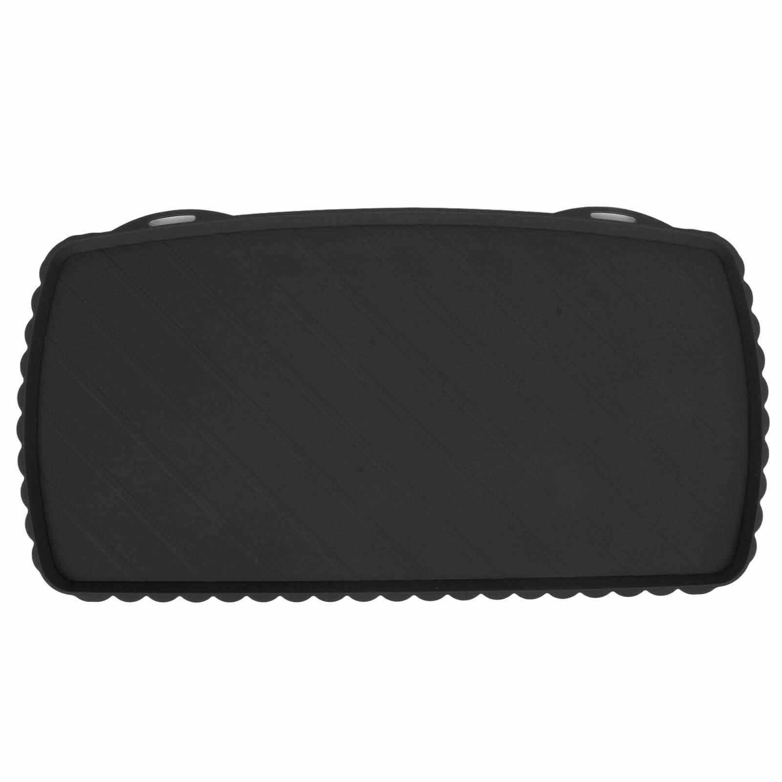 Силиконовый коврик для сковороды, антипригарный, черный L