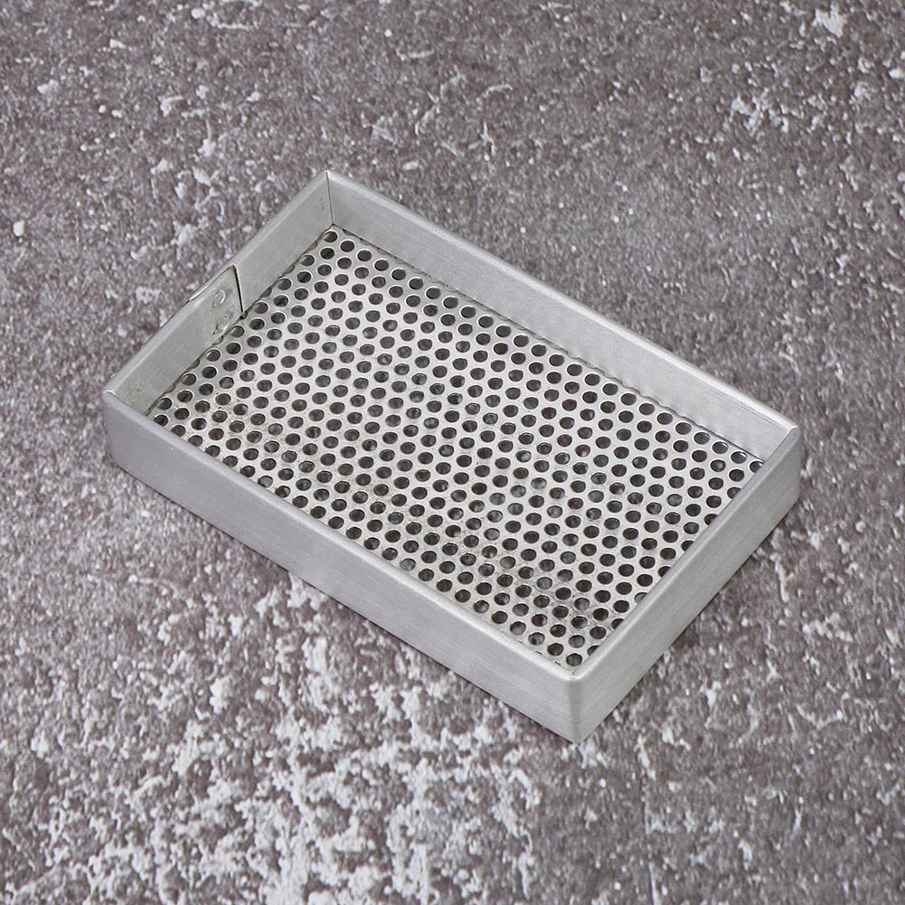 Лоток для хранения деталей часов, алюминиевая рама, стальная сетка, инструмент для очистки, органайзер, сушильная пластина