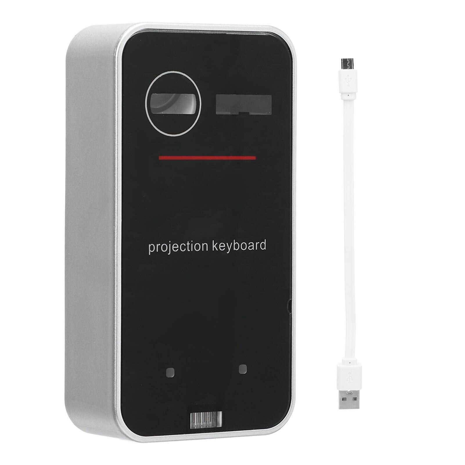 Беспроводная виртуальная клавиатура Bluetooth 3.0, портативная полноразмерная проекционная клавиатура с сенсорной панелью, долгим сроком службы батареи