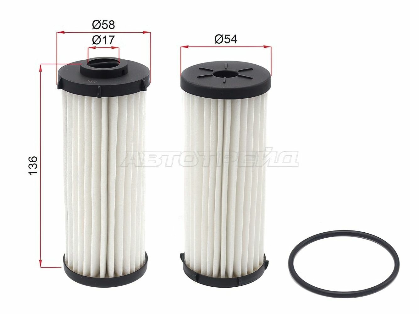 Фильтр АКПП-7 для Шкода Кодиак, Фольксваген Гольф R32 GTI, Пассат Сантана, Тигуан арт ST0BH325183B SAT