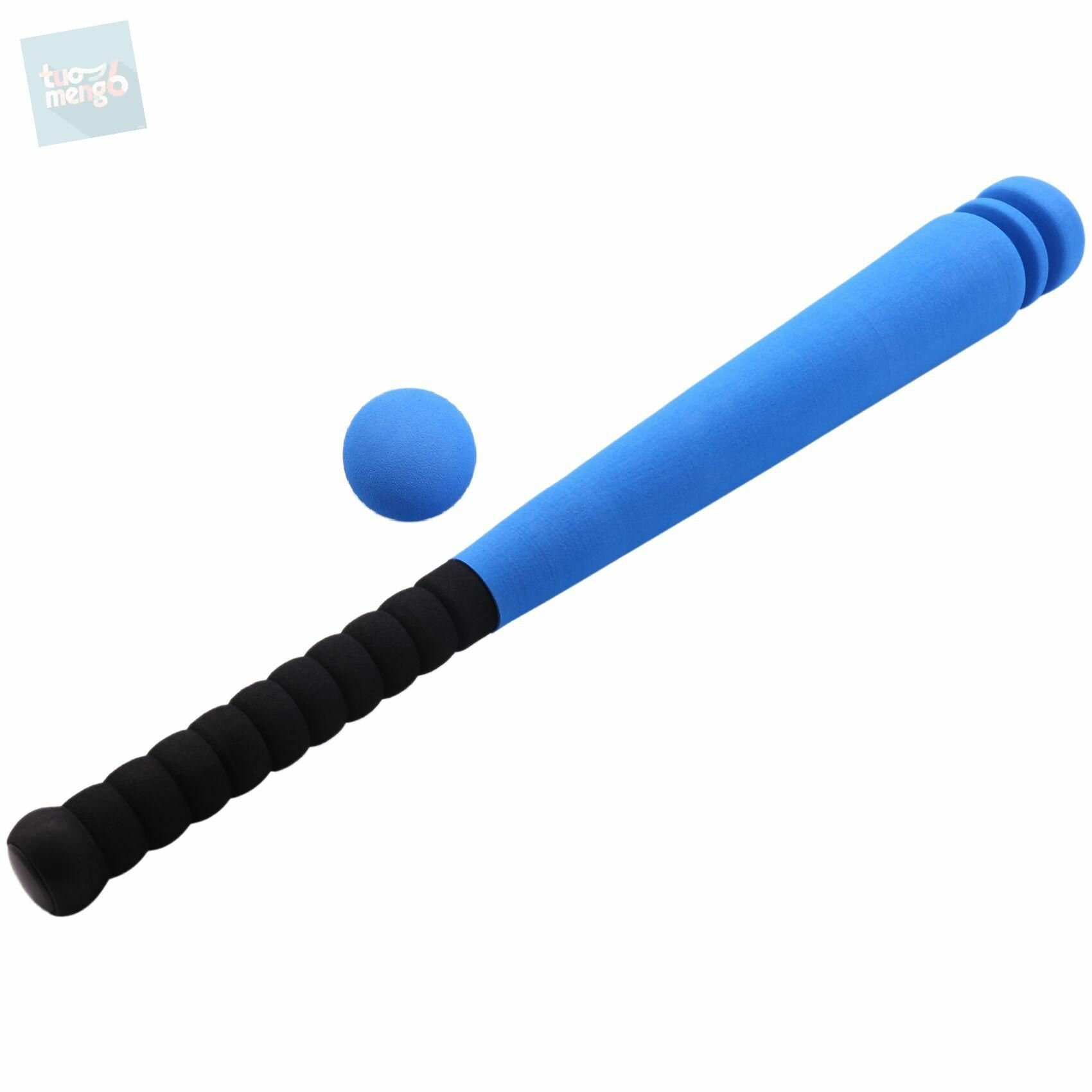 Бейсбольная бита из пенопласта с набором бейсбольных игрушек для детей от 3 до 5 лет, синий