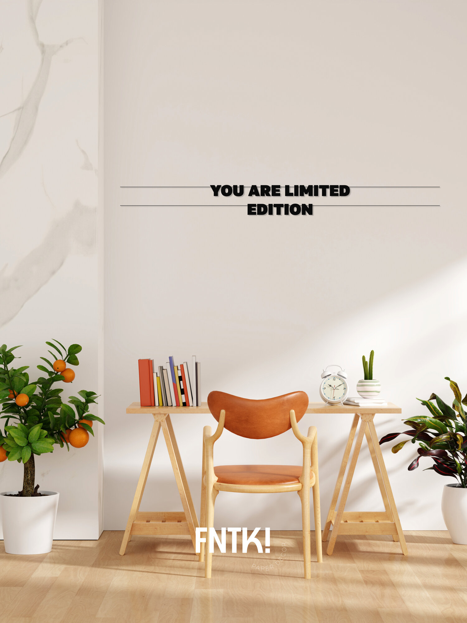 Гирлянда растяжка надпись мотивация YOU ARE LIMITED EDITION черная, бумага, 5 см × 2м, интерьерная