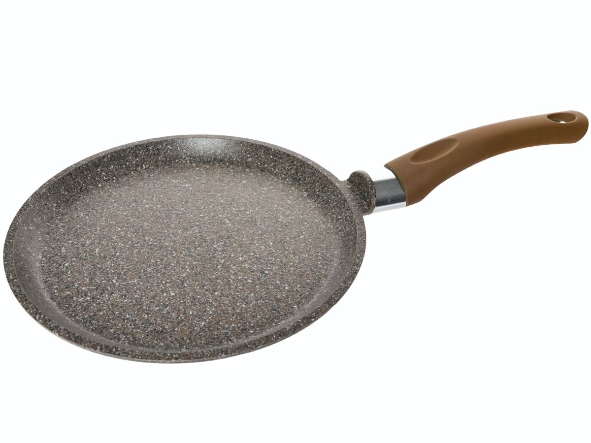 Блинница 20см Premium, антипригарное покрытие, экономия масла, серый цвет