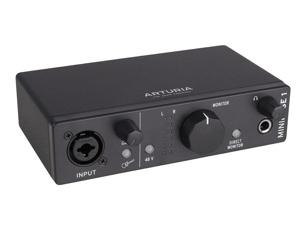 Arturia MiniFuse 1 Black Аудиоинтерфейс — фото 1
