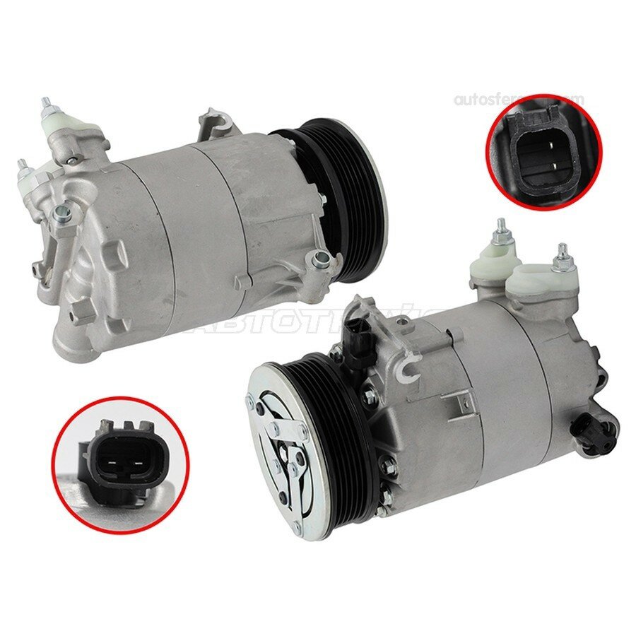 SAT ST2450115 Компрессор кондиционера Land Rover Discovery Sport 14-19 / Range Rover Evoque 11-18