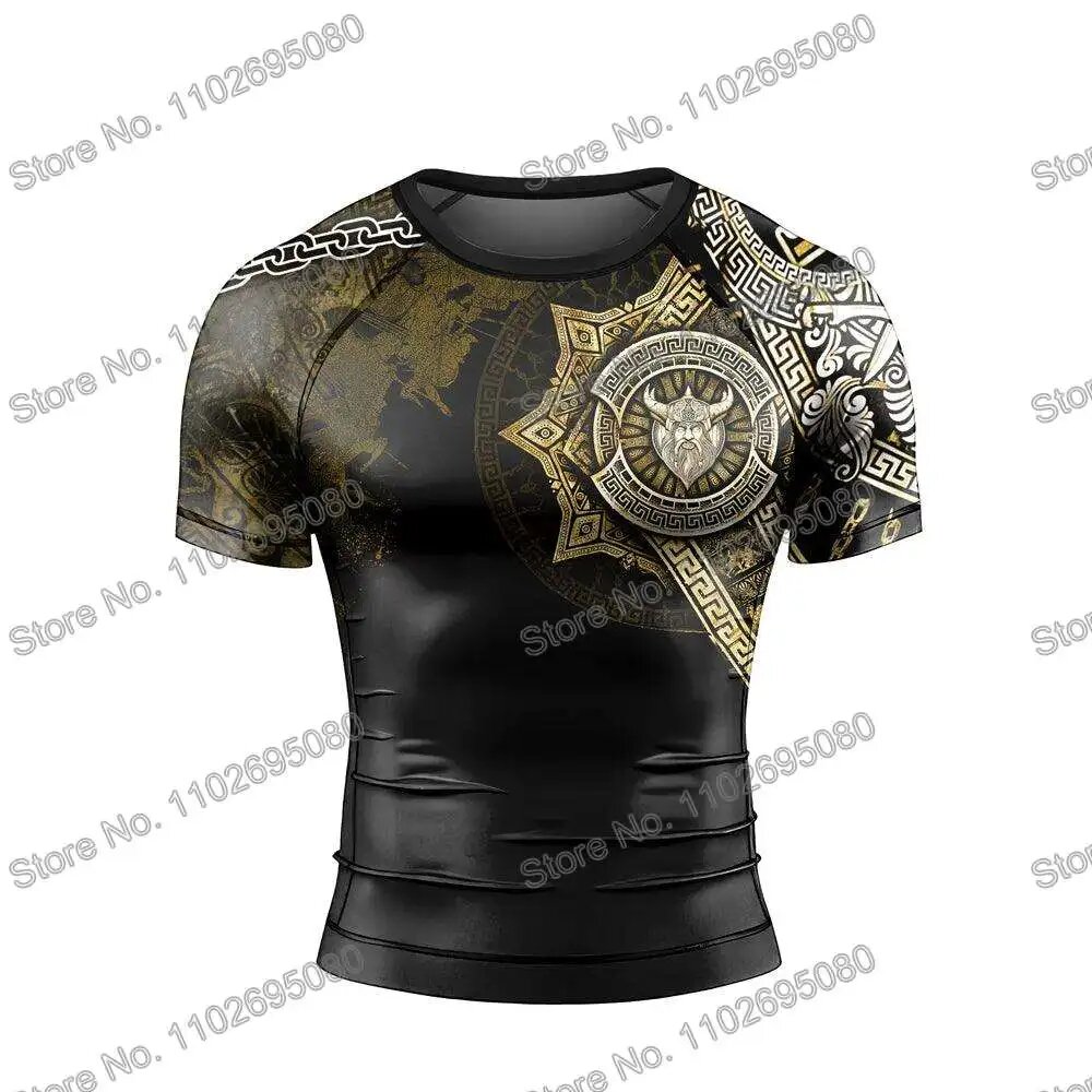 Vikings 3 Рашгард для серфинга из полиэстера и спандекса для мужчин L, 6