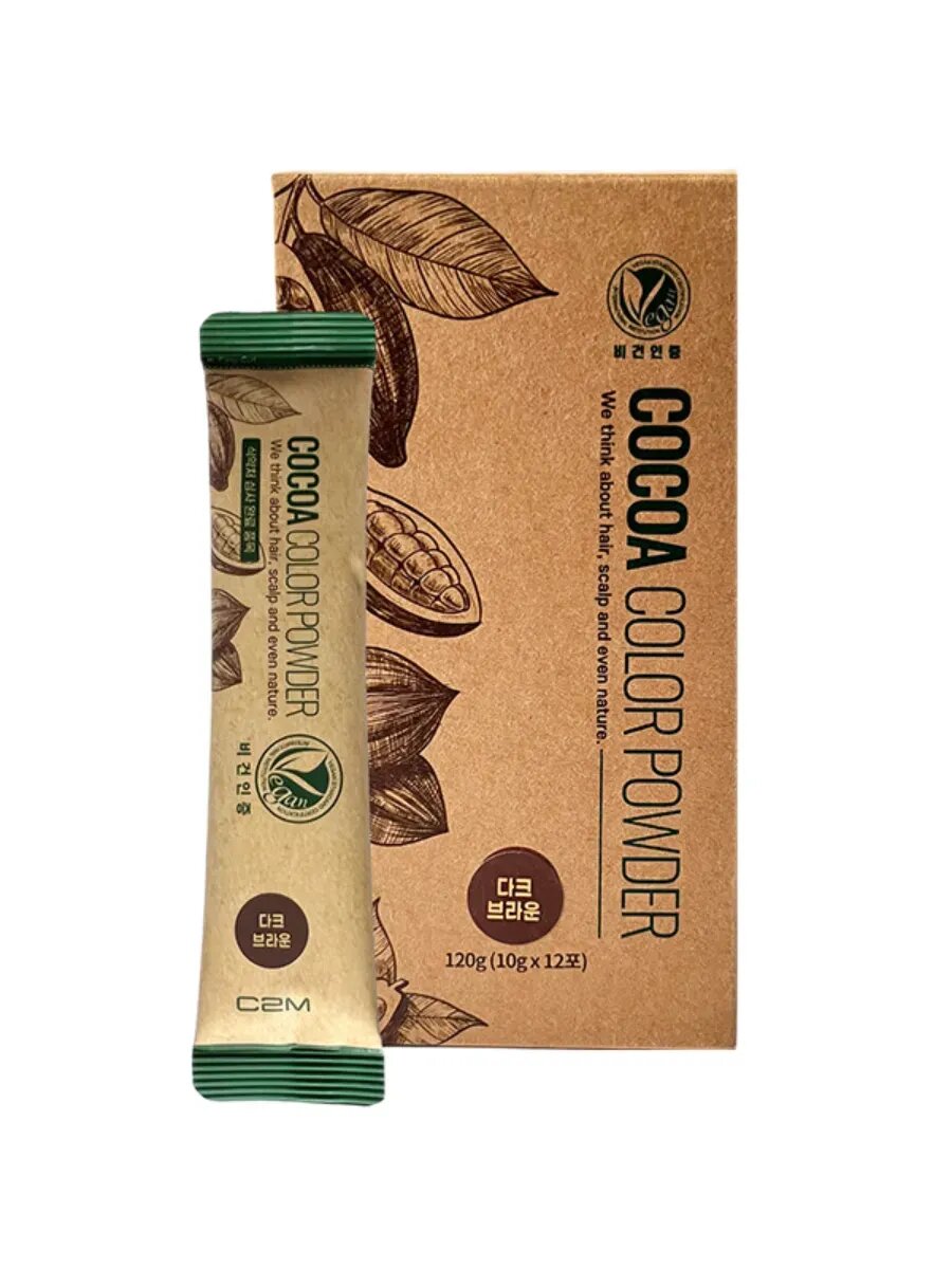 Краситель на основе какао-порошка, темно-коричневый, 10 г