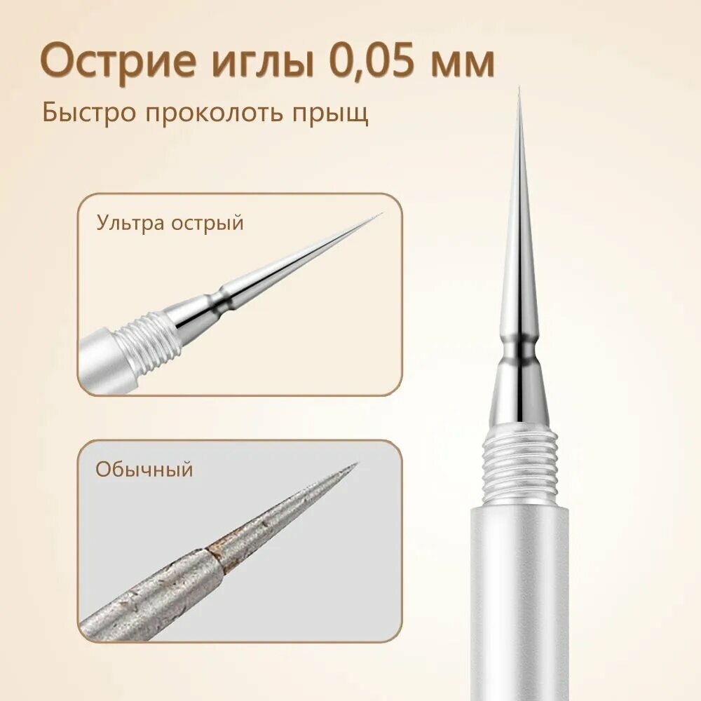 Средство для удаления угрей 2 в 1, средство для удаления комедонов и прыщей с защитной крышкой