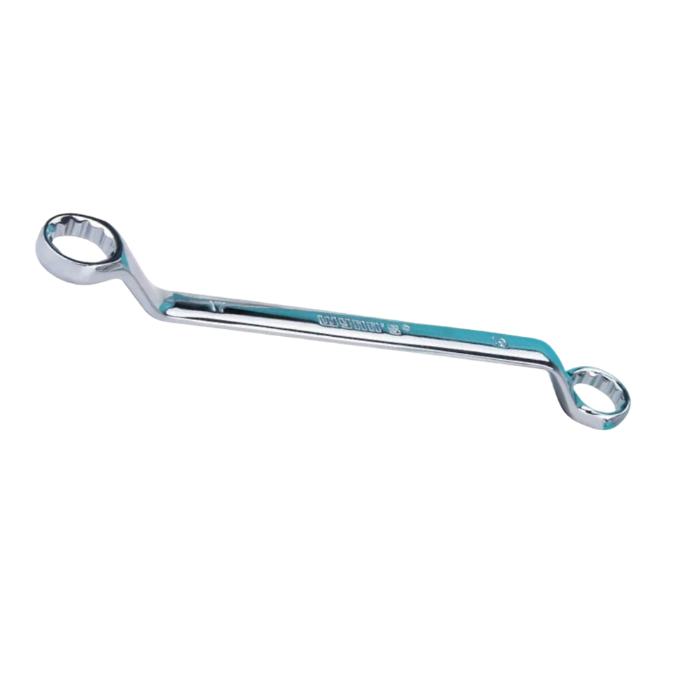 Ключ накидной двусторонний изогнутый 17х19мм 75° Wynn's W0306L