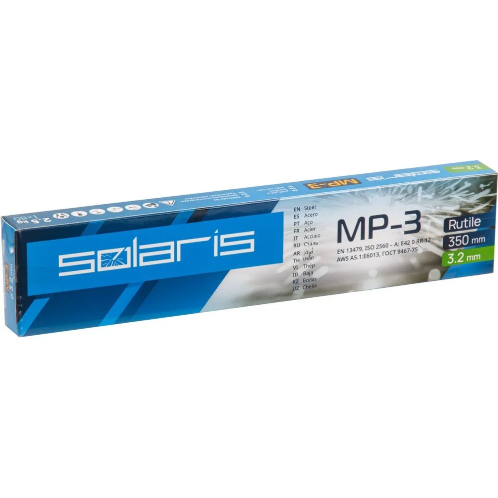 Электроды SOLARIS МР-3 ф 3.2мм, 2.5кг WM-1103