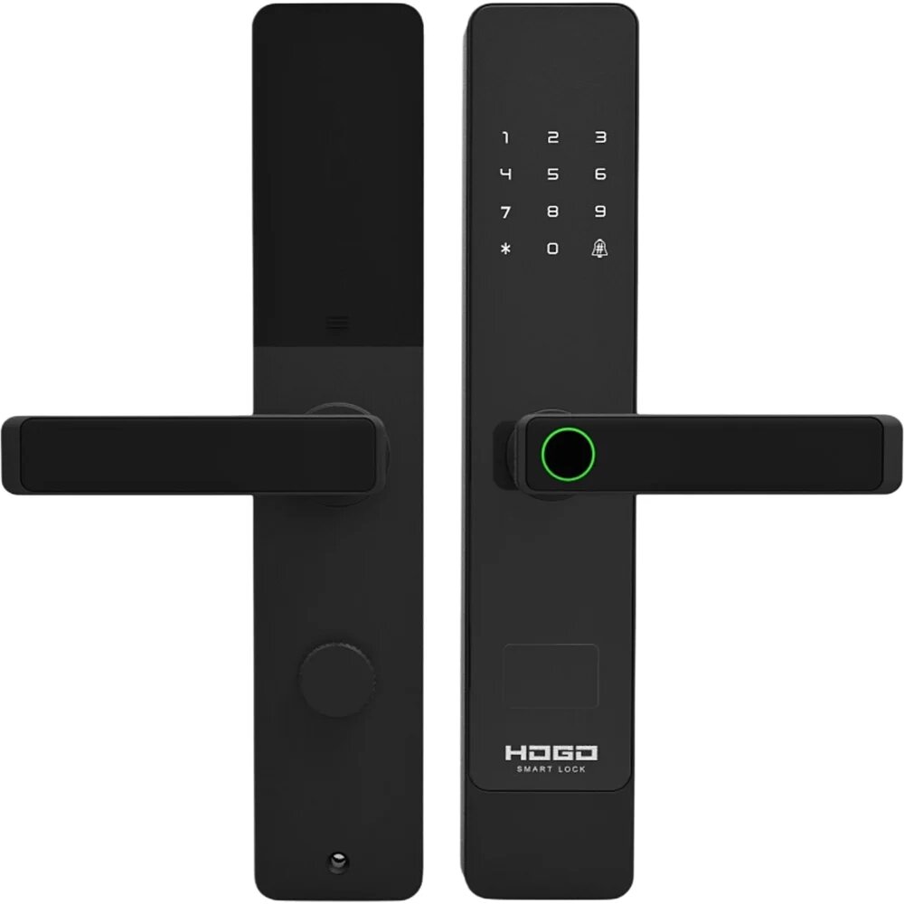 Умный электронный замок HOGO Smart Lock HOGO PIN-код, отпечаток пальца, карта доступа или стикер для смартфона P02 HgP02