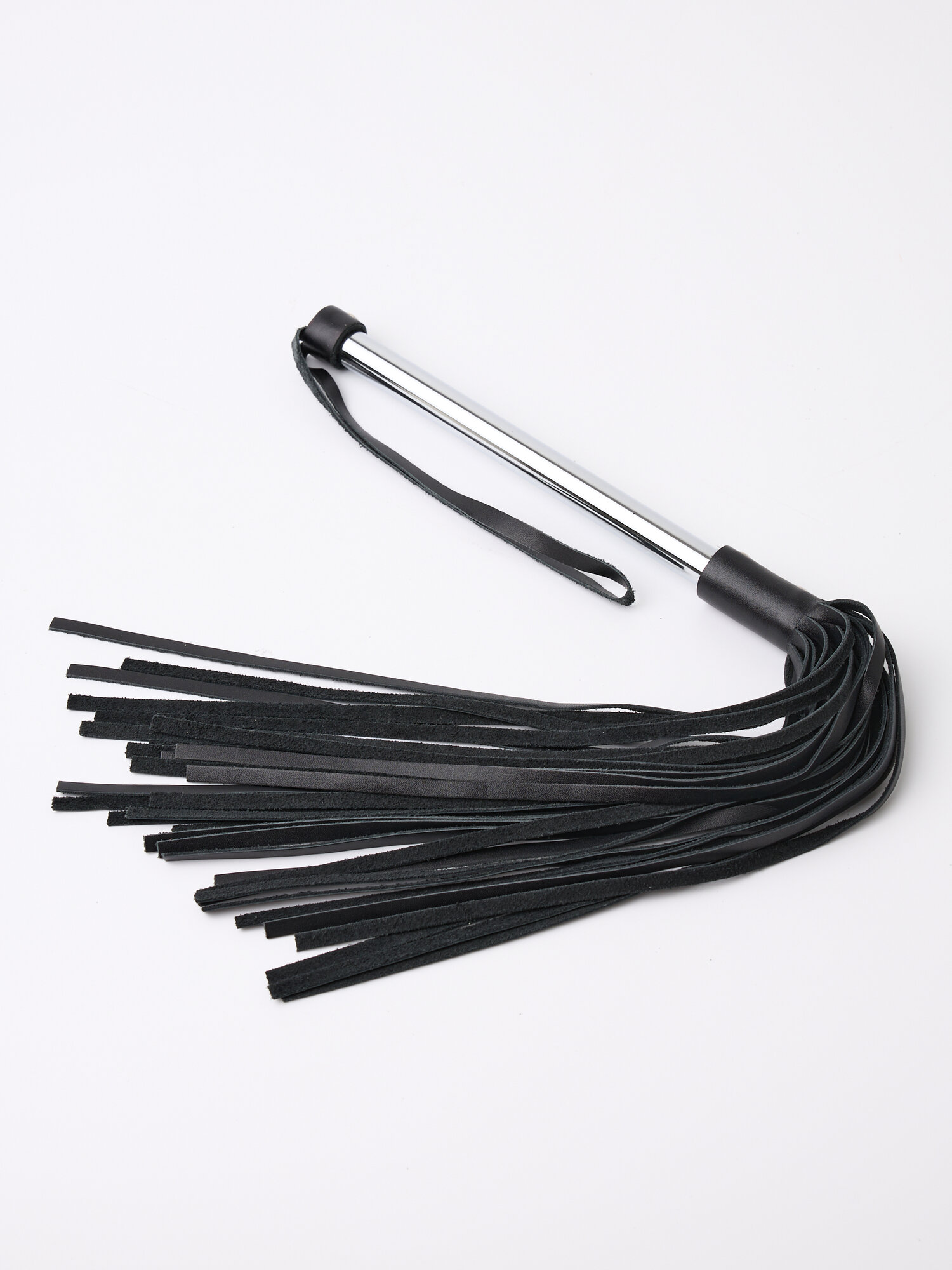 Плеть эротическая Fire Horse 006-014к, флогер черный бдсм стэк-кнут