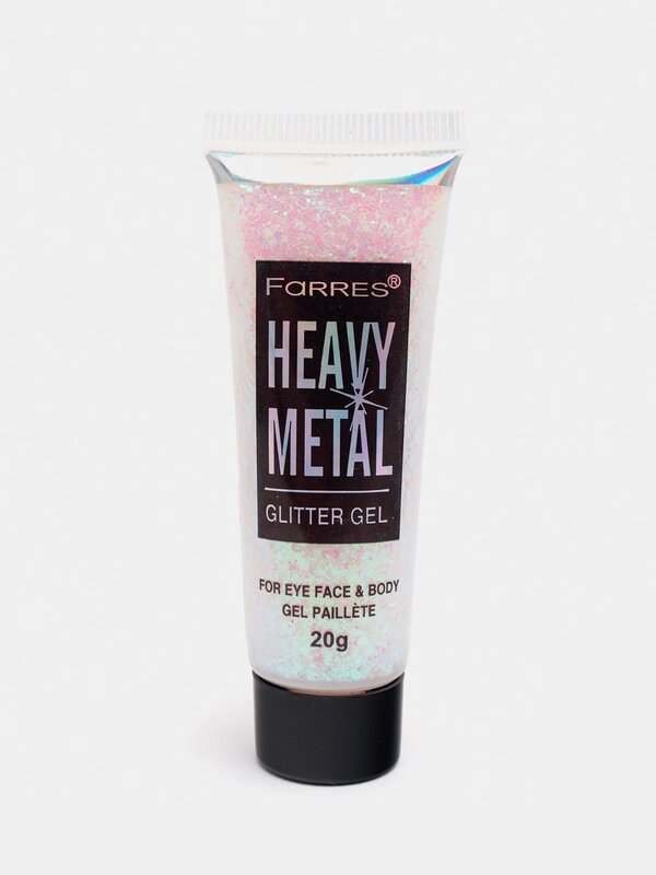 Глиттер - гель для лица и тела Farres Heavy Metal Glitter Gel