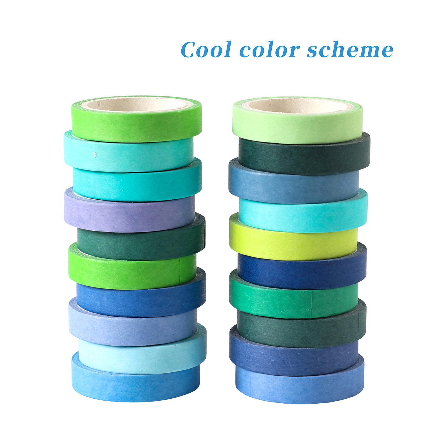 ZHAOHONG Многоцветная лента, 20 шт, базовые цвета, серия теплых цветов, серия холодных цветов, серия винтажных цветов, декор для рук, основа для ландшафтного дизайна