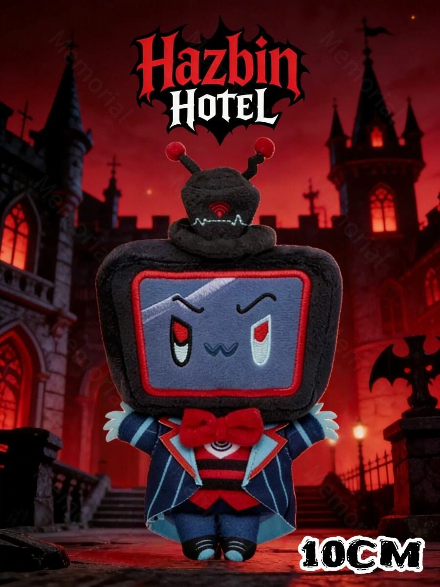 Мини-версия мягкой игрушки Вокс из Отеля Хазбин / Hazbin Hotel Vox