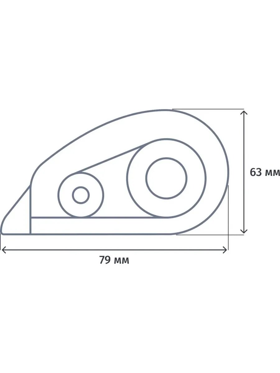 Ленточный клей-роллер для рукоделия и офиса