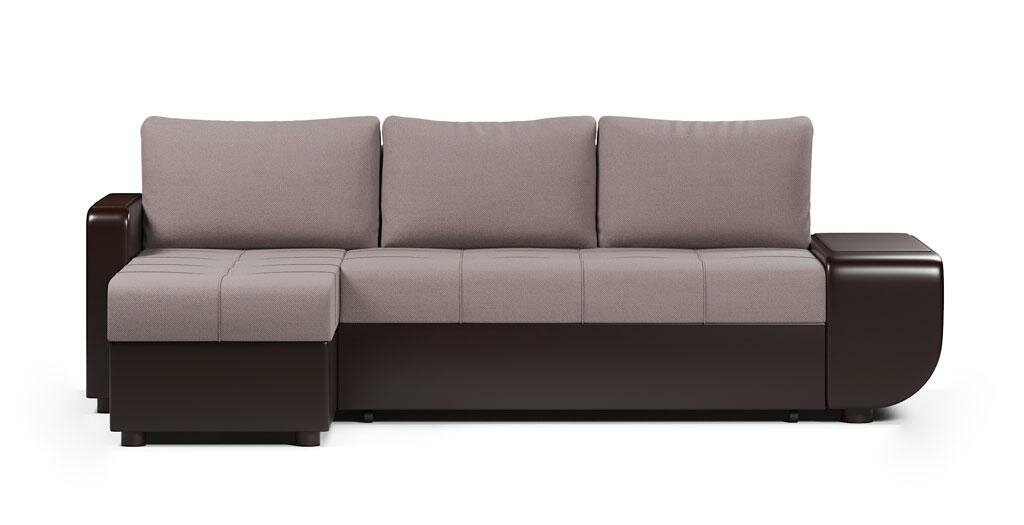 Угловой диван-кровать Атланта со столиком, механизм Еврокнижка, 245х155х90 см, диван угловой, с ящиком для белья