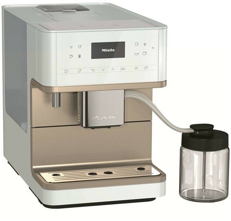 Miele CM 6360 MilkPerfection, белый лотос/металлик