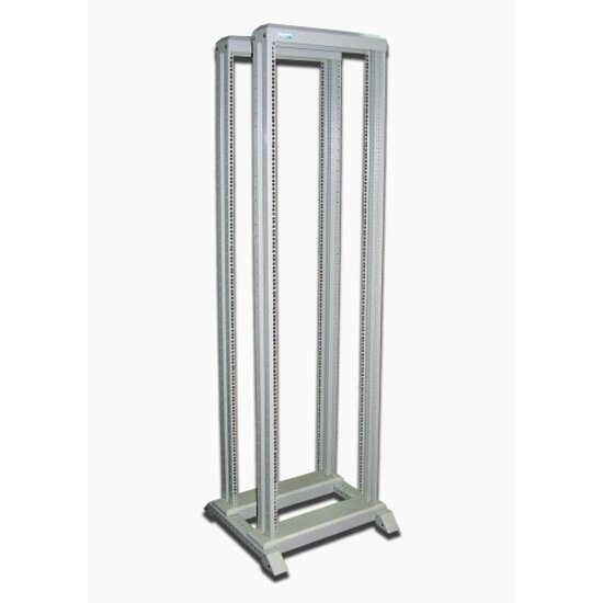 Стойка двухрамная Lanmaster TWT-RACK2-33U-6x8 33U, 600x800, серая