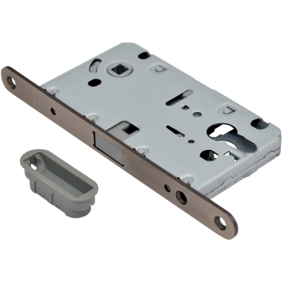 Защелка врезная магнитная Archie LM 5212CL BH, черн. серебро, под цилиндр