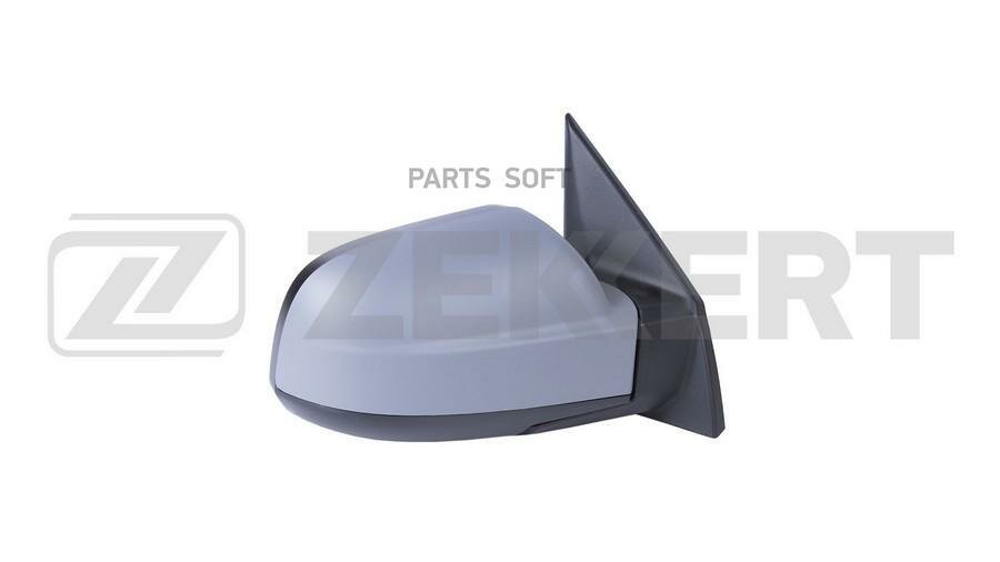 ZEKKERT SP-4119 Зеркало в сборе правое / грунтованное / выпуклое / эл регул / с подогр Hyundai Tucson 04- ()