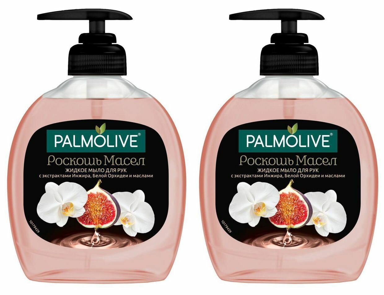 Palmolive Жидкое мыло Роскошь масел Инжир и орхидея, 300 мл, 2 шт