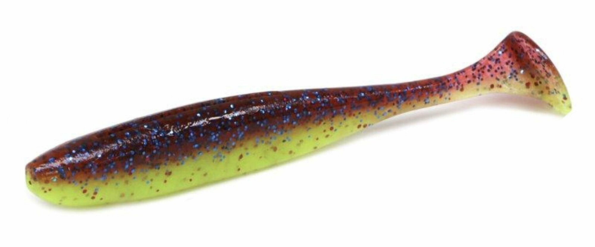 Мягкая приманка Keitech Easy Shiner 5.0" EA# 15 Grape Chart Red FLK