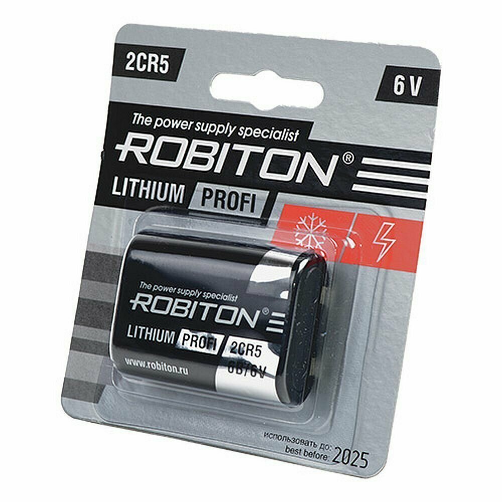 Литиевая батарейка ROBITON PROFI R-2CR5-BL1 2CR5