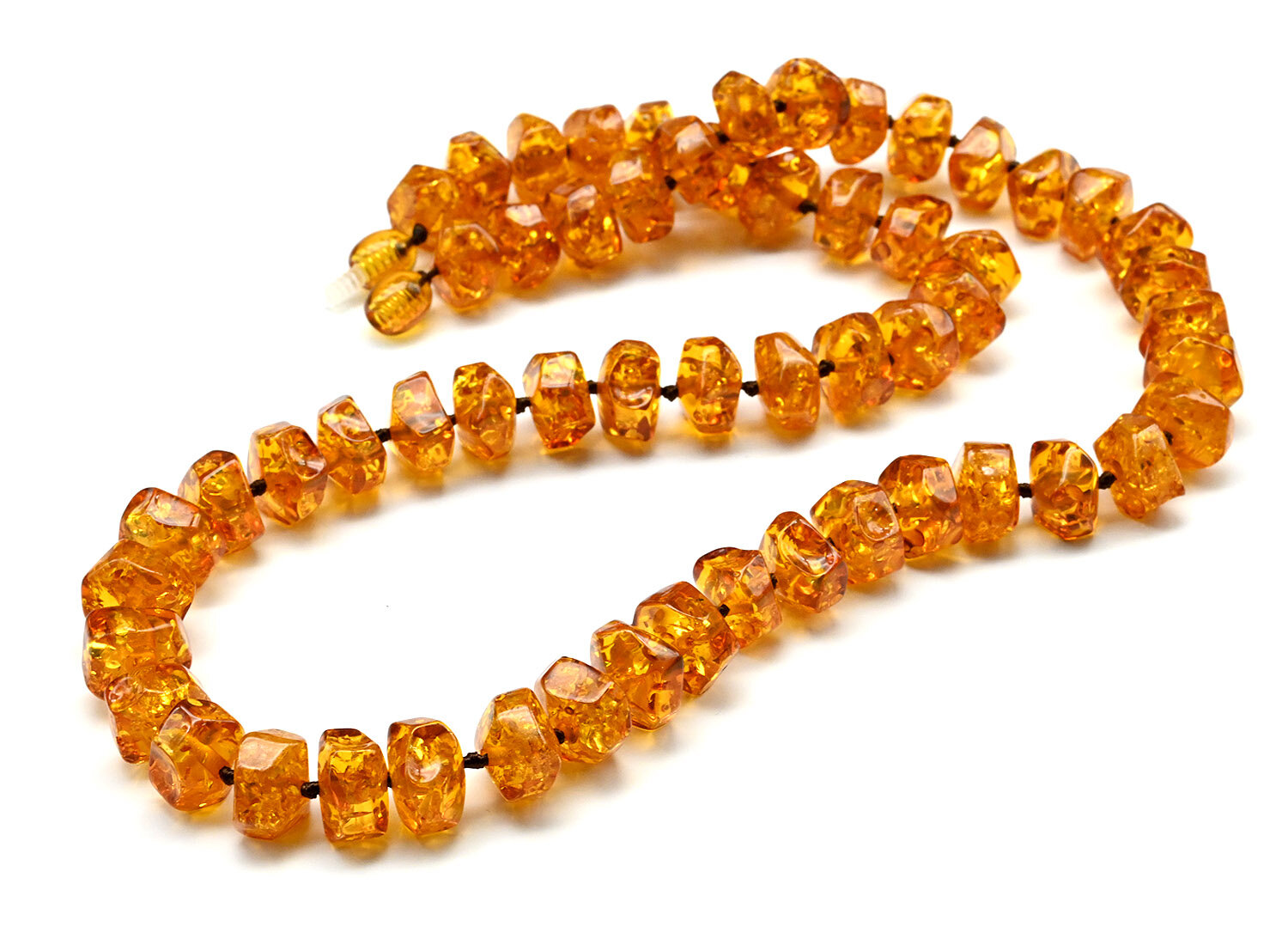 Бусы, янтарь