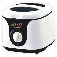 Фритюрница SAKURA SA-7669BK белый/черный