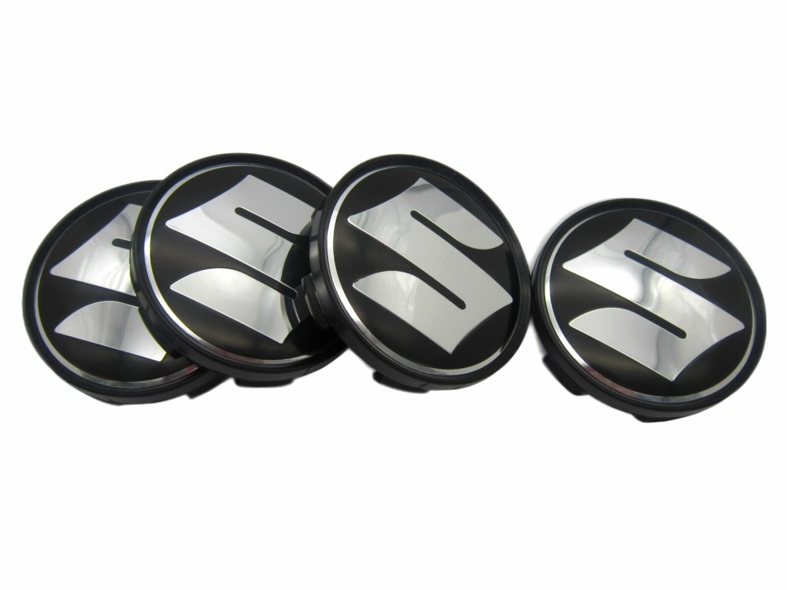 Колпачки, заглушки на литые диски Сузуки 59/56/10 мм, комплект 4 шт.