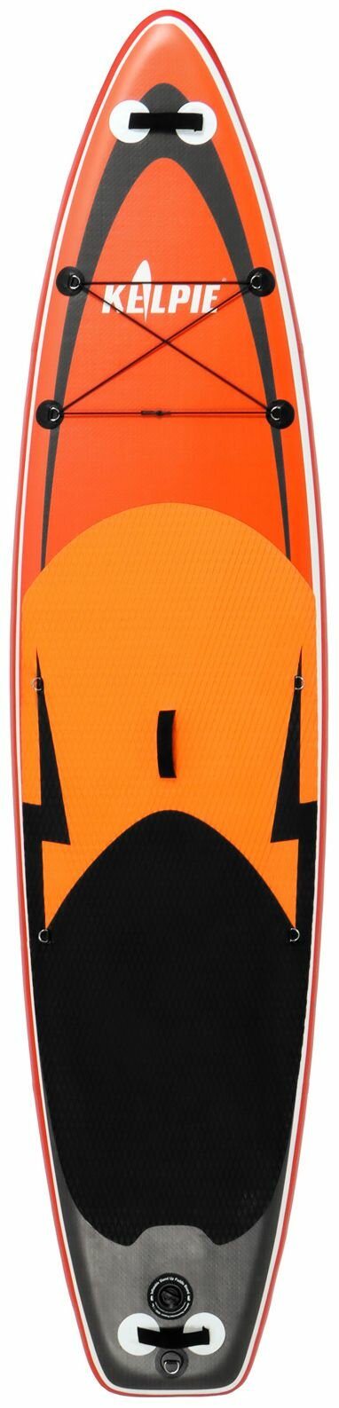 Надувная SUP-доска KELPIE 11" для плавания, прогулочная сап-доска для SUP-серфинга, сап-борд с веслом, 335х80х15 см