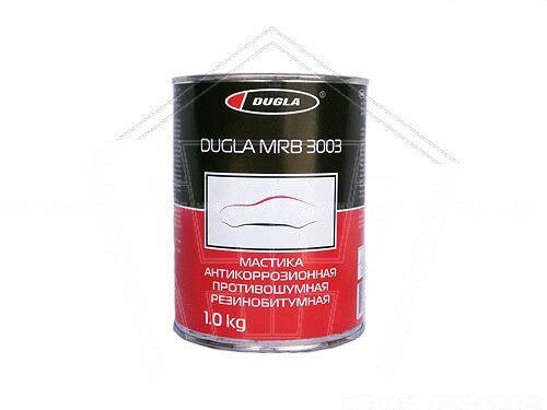 Мастика dugla mrb 3003 (антикор, противошум, резинобитум.) (1 кг) ж/б (dugla mrb 3003)