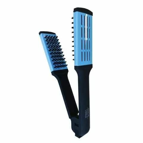 Расческа зажимная Keratin Tools голубая для кератинового выпрямления волос, ботокса , укладки