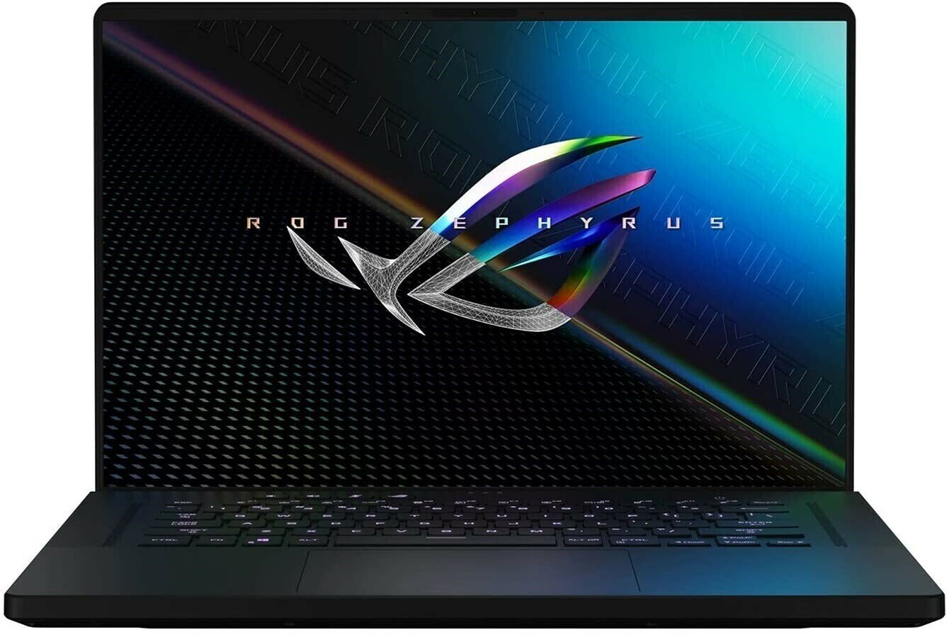 16" Ноутбук Asus ROG Zephyrus M16 GU603 GU603HE-K8007 (90NR07C1-M00710) черный - 2560x1600, IPS, Intel Core i7-11800H, ядра: 8 x 2,3 ГГц, 16 ГБ, SSD 512 ГБ, NVIDIA GeForce RTX 3050 Ti (4 ГБ), W10Pro