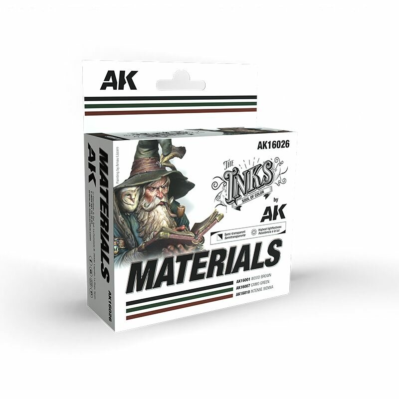 Набор красок AK Interactive Materials Colors Set (Inks)