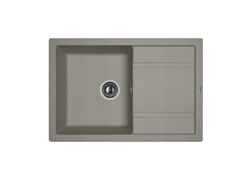 Кухонная мойка FLORENTINA Липси 760 (20.160. D0760.307), серый шёлк