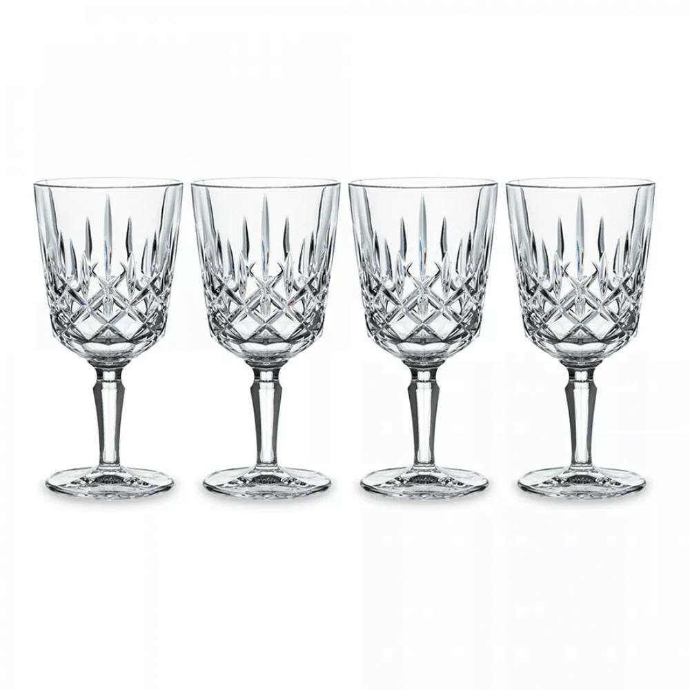 Набор бокалов 4 шт. для вина 355мл, h=188мм, d=90мм, бессвинцовый хрусталь, коллекция NOBLESSE